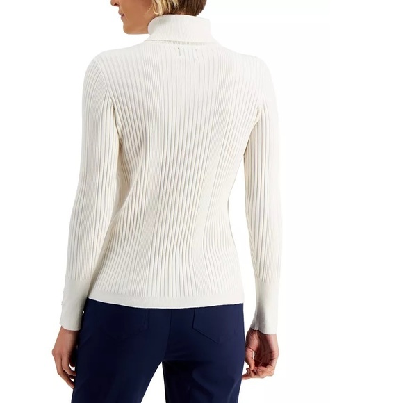 JM Collection | Sweaters | Jm Collection Womens Ribbed Turtleneck ...